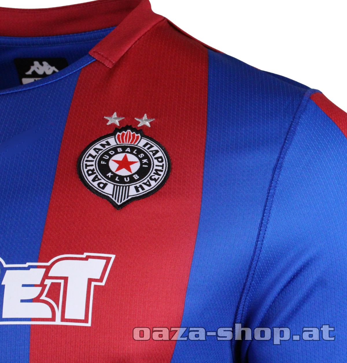 Gostujući dres Kappa Partizan 2025/26 bordo/plavi