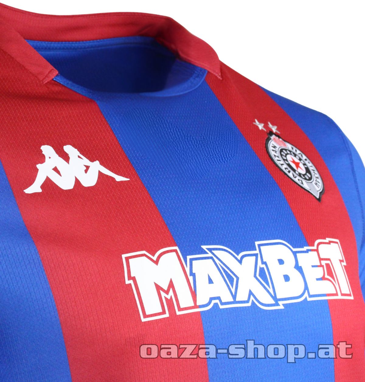 Gostujući dres Kappa Partizan 2025/26 bordo/plavi
